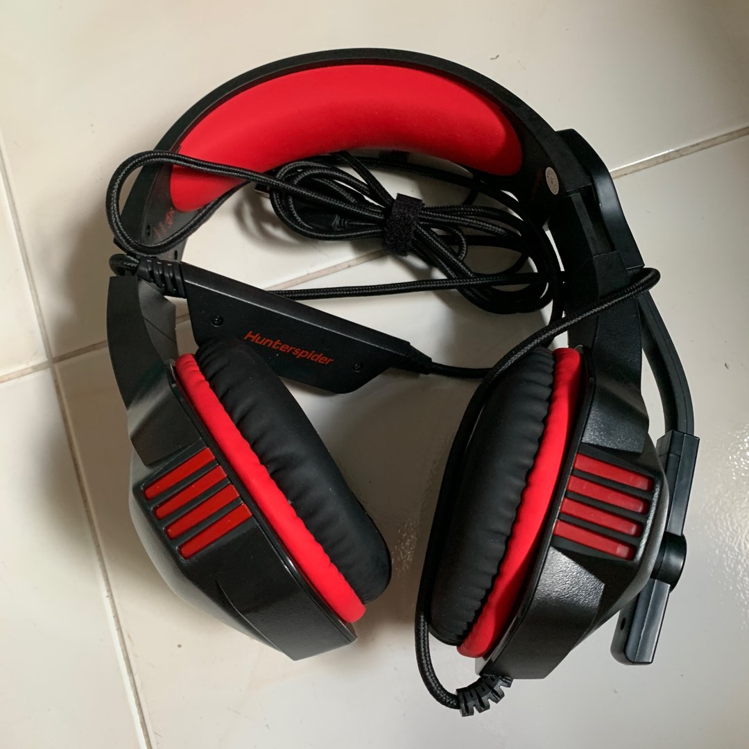 Hunter spider Gaming Headset, Audio, Headphones & Headsets on Carousell