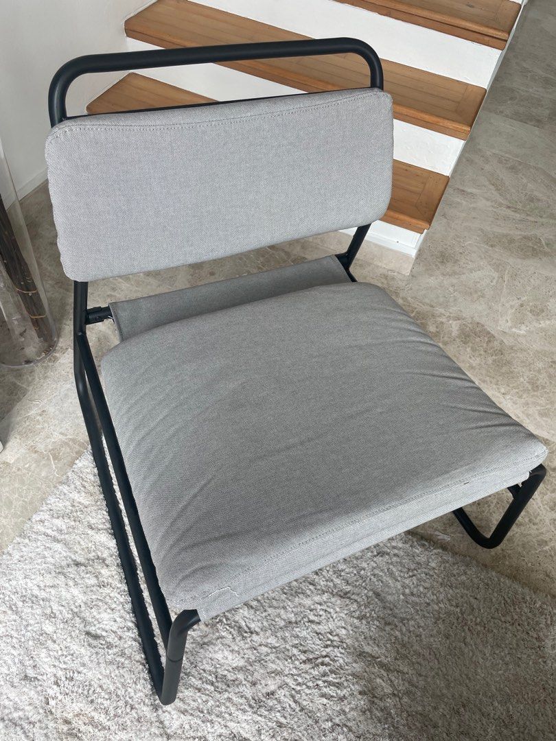 Ikea Easy Chair LINNEBACK, Furniture & Home Living, Furniture, Chairs ...