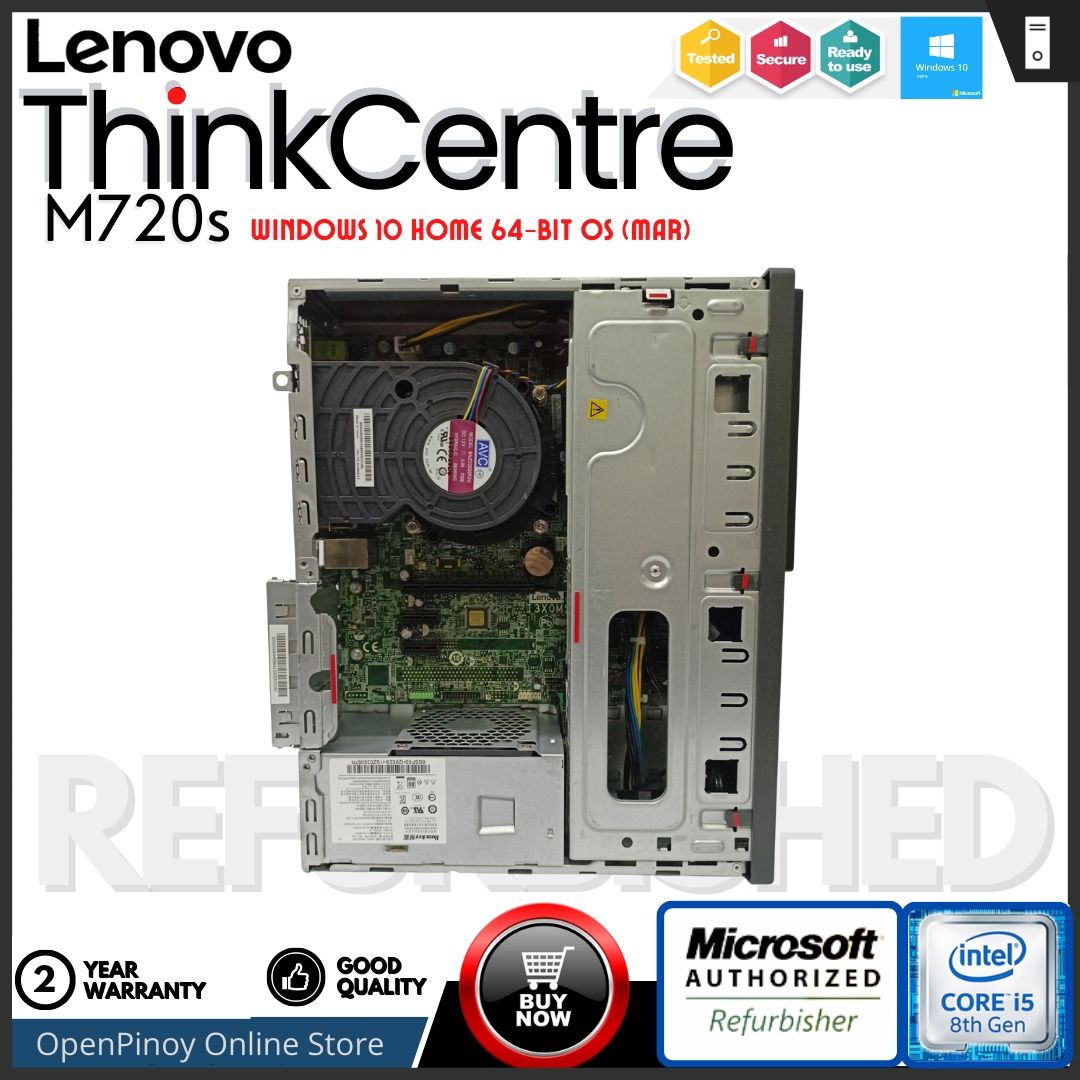 Intel Core i5-8500 3.00GHz Processor with Lenovo ThinkCentre M720s SFF ...