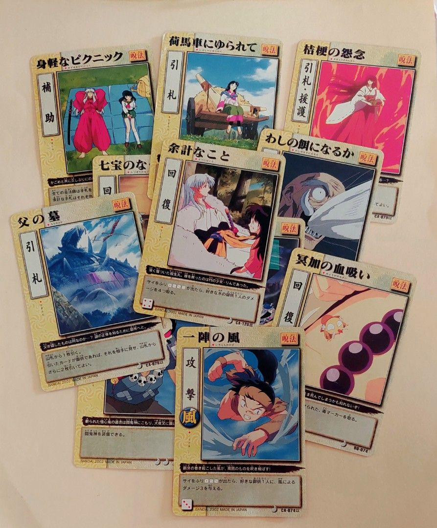 Inuyasha Cards (35 pieces), Hobbies & Toys, Toys & Games on Carousell