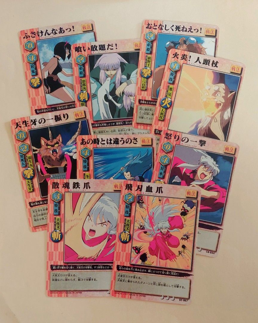 Inuyasha Cards (35 pieces), Hobbies & Toys, Toys & Games on Carousell
