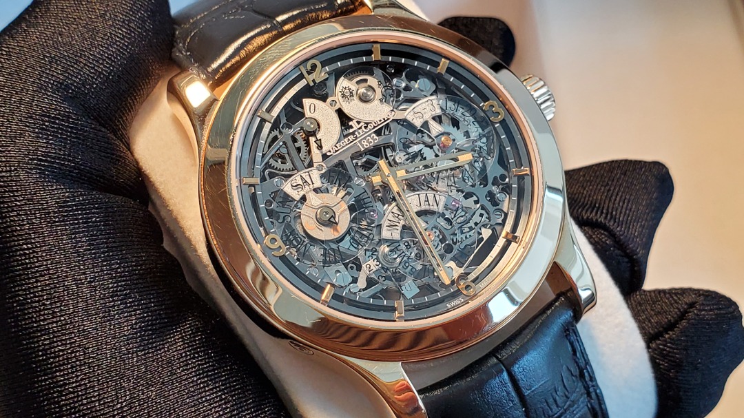 Jaeger-LeCoultre Master Eight Days 146.2.26.S Perpetual 1833 Skeleton ...