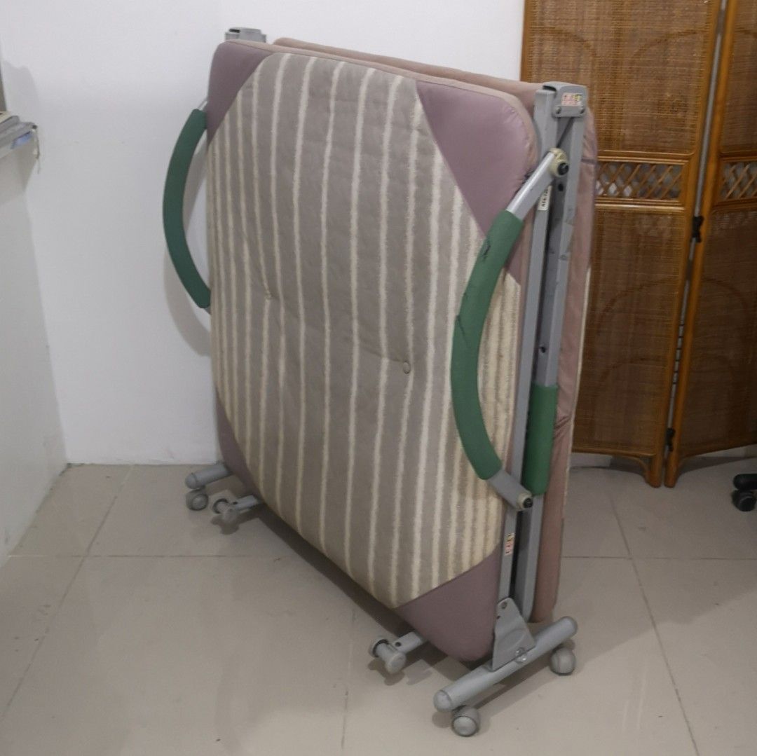 ATEX reclining single folding bed, Furniture & Home Living, Furniture ...