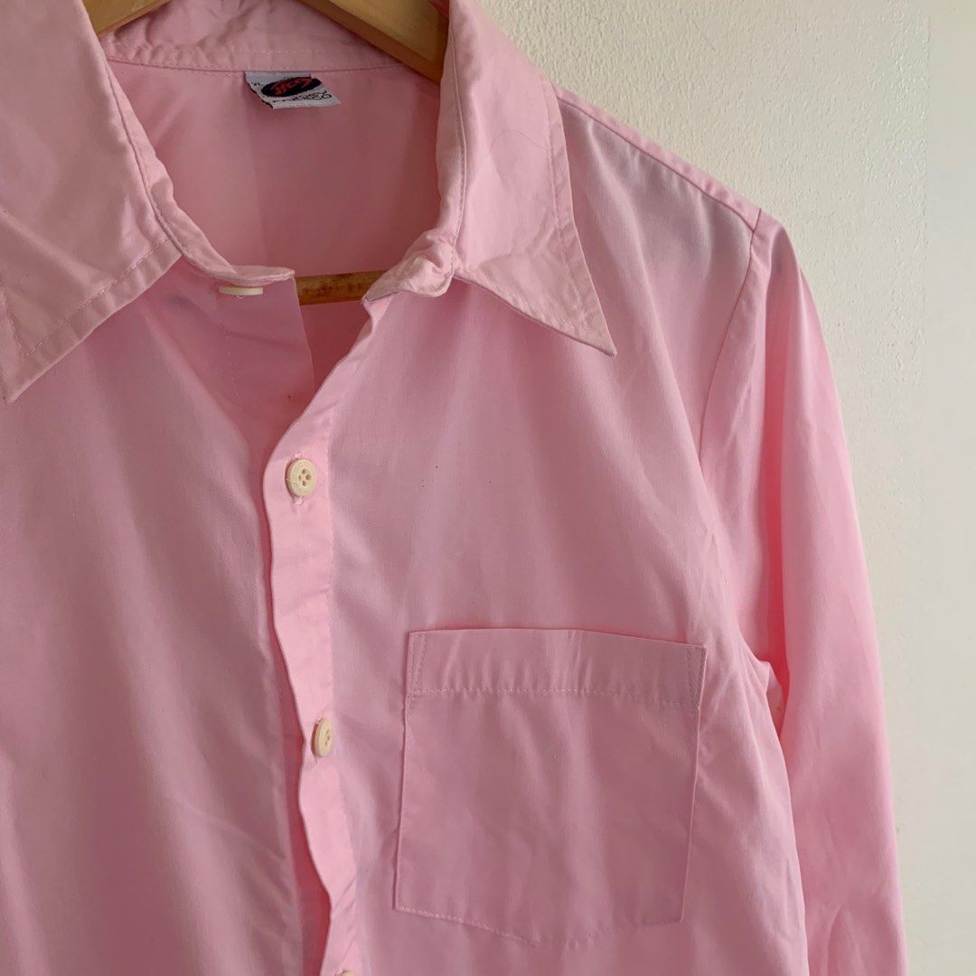 [Joey Fresco] Pink Buttondown Polo on Carousell