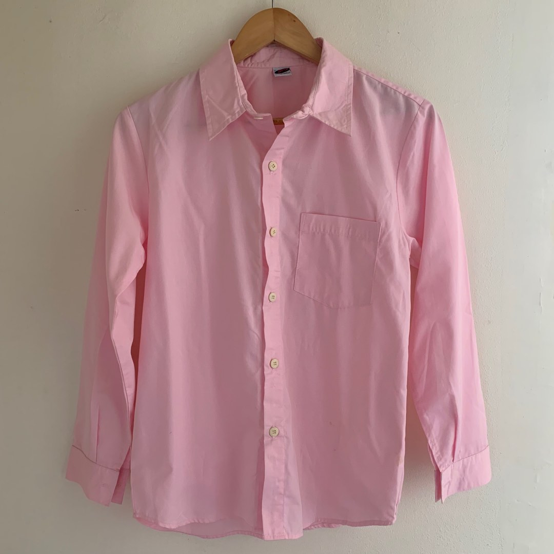 [Joey Fresco] Pink Buttondown Polo on Carousell