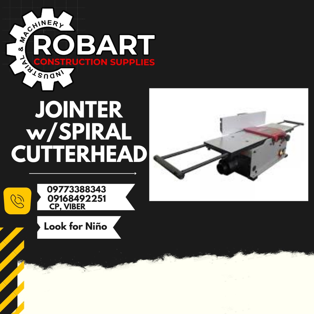 JOINTER w/SPIRAL CUTTERHEAD, Commercial & Industrial, Construction ...