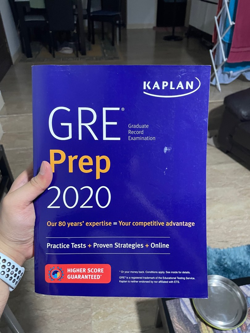Kaplan GRE prep 2020, Hobbies & Toys, Books & Magazines, Assessment ...