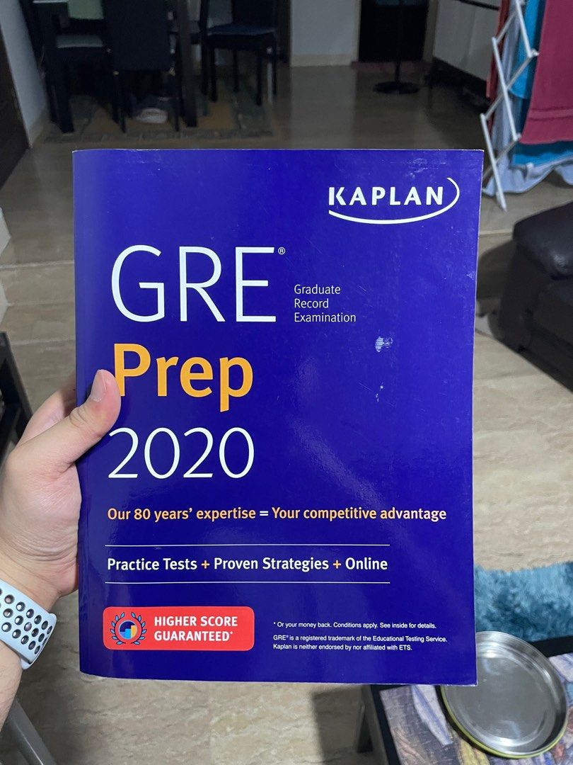 Kaplan GRE prep 2020, Hobbies & Toys, Books & Magazines, Assessment ...