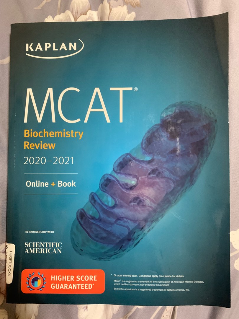 Kaplan MCAT Biochemistry Review (2020-2021), Hobbies & Toys, Books ...