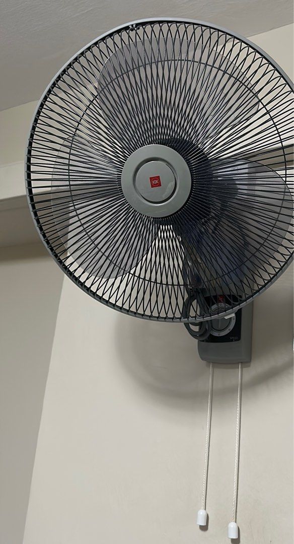KDK KU408 - Well kept wall fan, Furniture & Home Living, Lighting ...