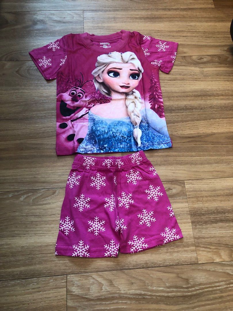 Kids Pyjamas Frozen and McQueen and Robocar, Babies & Kids, Babies ...