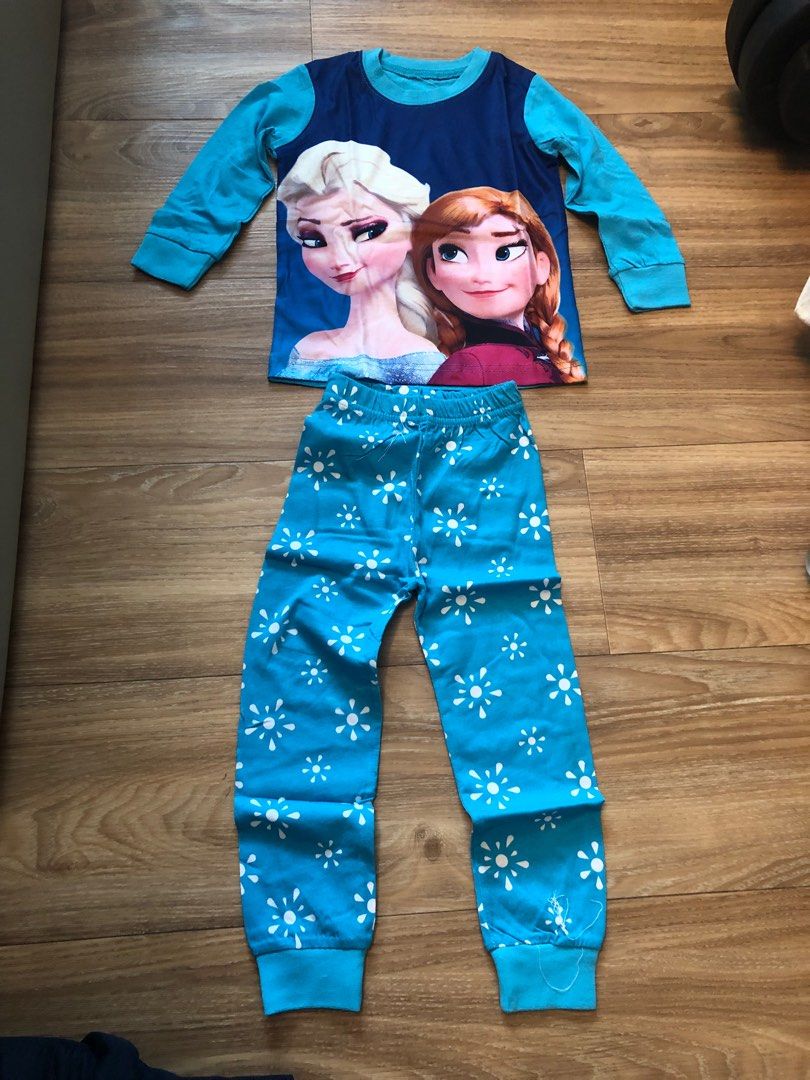 Kids Pyjamas Frozen and McQueen and Robocar, Babies & Kids, Babies ...