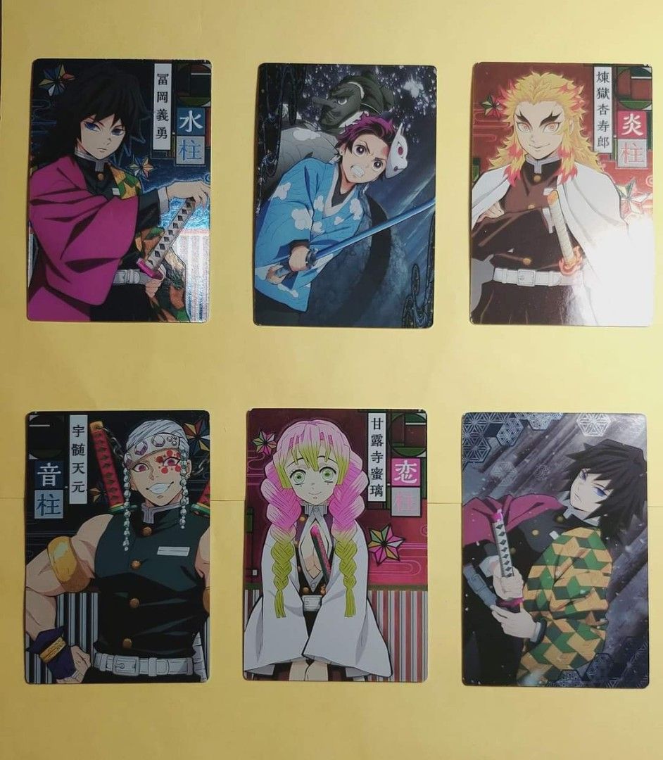 Kimetsu No Yaiba (Demon Slayer) Cards (20 pieces), Hobbies & Toys, Toys & Games on Carousell