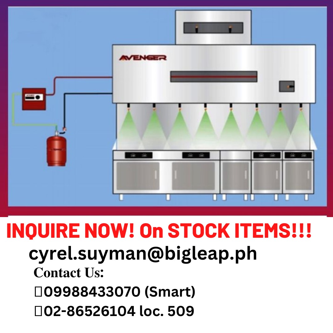 Kitchen fire suppression System - amerex/ Avenger Brand, Commercial ...