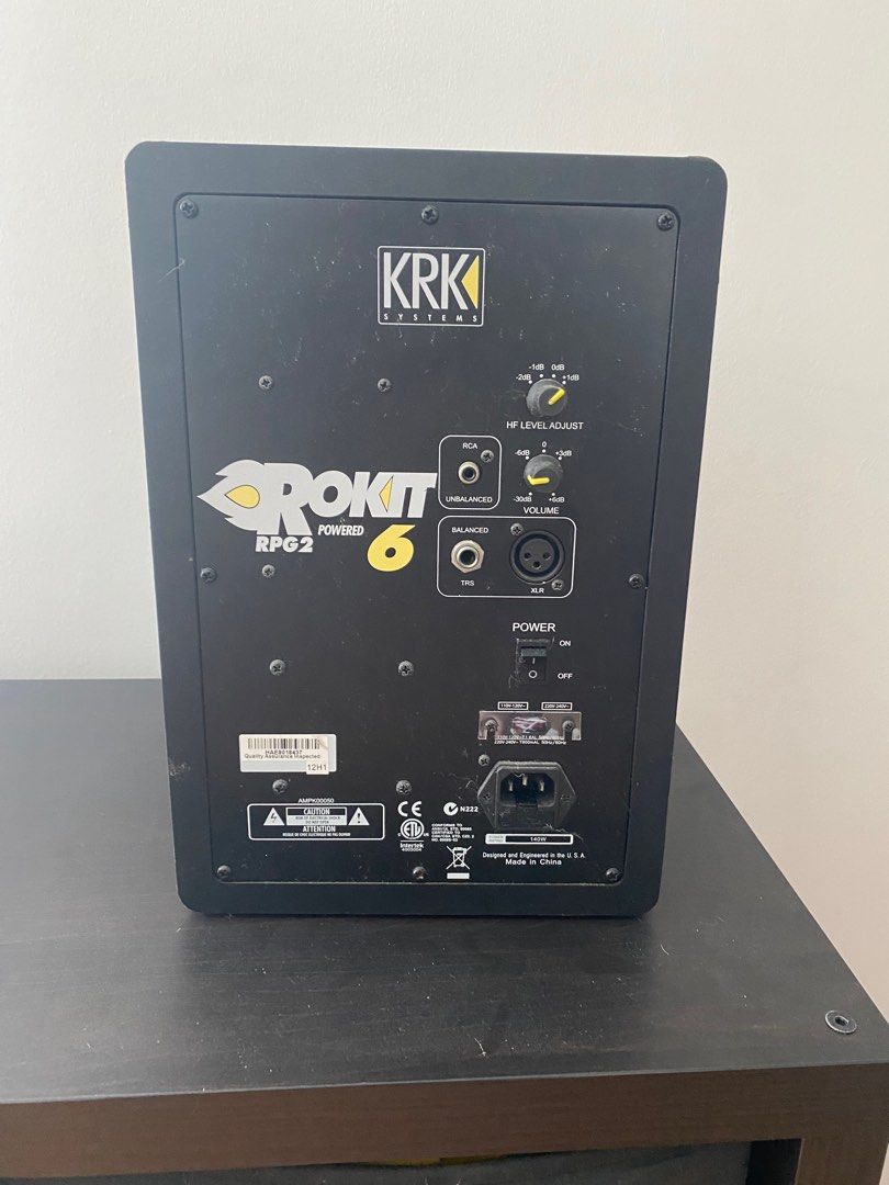 KRK Rokit 6 Speaker/monitor, Audio, Soundbars, Speakers & Amplifiers on ...