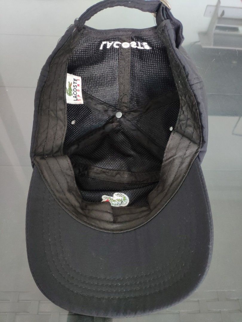 Lacoste black cap (original), Men's Fashion, Watches & Accessories ...