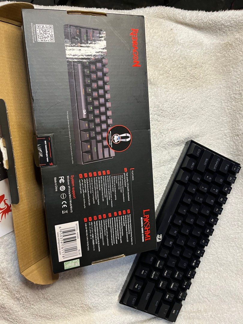RED DRAGON K606 LAKSHMI MECHANICAL GAMING KEYBOARD BLUE SWITCH ...