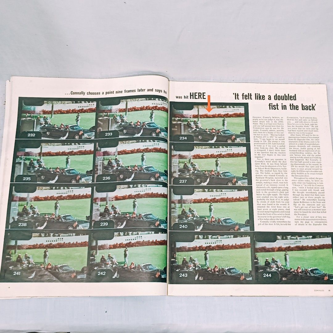 Life Magazine 1966 (how kennedy was shot), Hobbies & Toys, Books ...