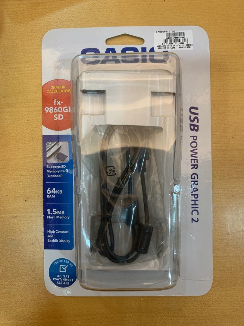 [LIKE NEW] Casio Graphing Calculator fx-9860GII SD USB Power Graphic 2 ...