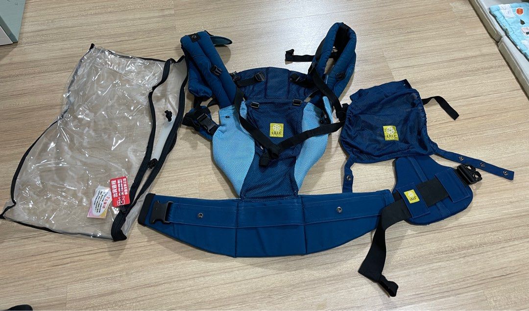 LILLEBABY-經典包覆-3D 透氣款 揹巾 揹帶 腰靠, 嬰兒及兒童, 外出用品, 揹帶在旋轉拍賣