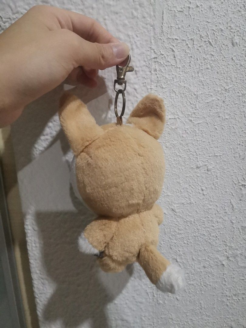 LINE Fennec Fox Brown Keychain, Hobbies & Toys, Toys & Games on Carousell