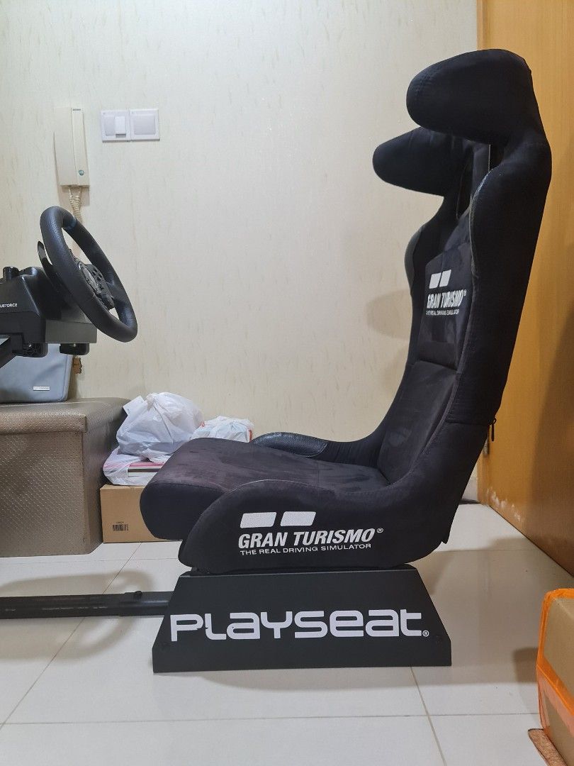 Logitech G923 with Playseat GT Racing rig, Video Gaming, Gaming ...