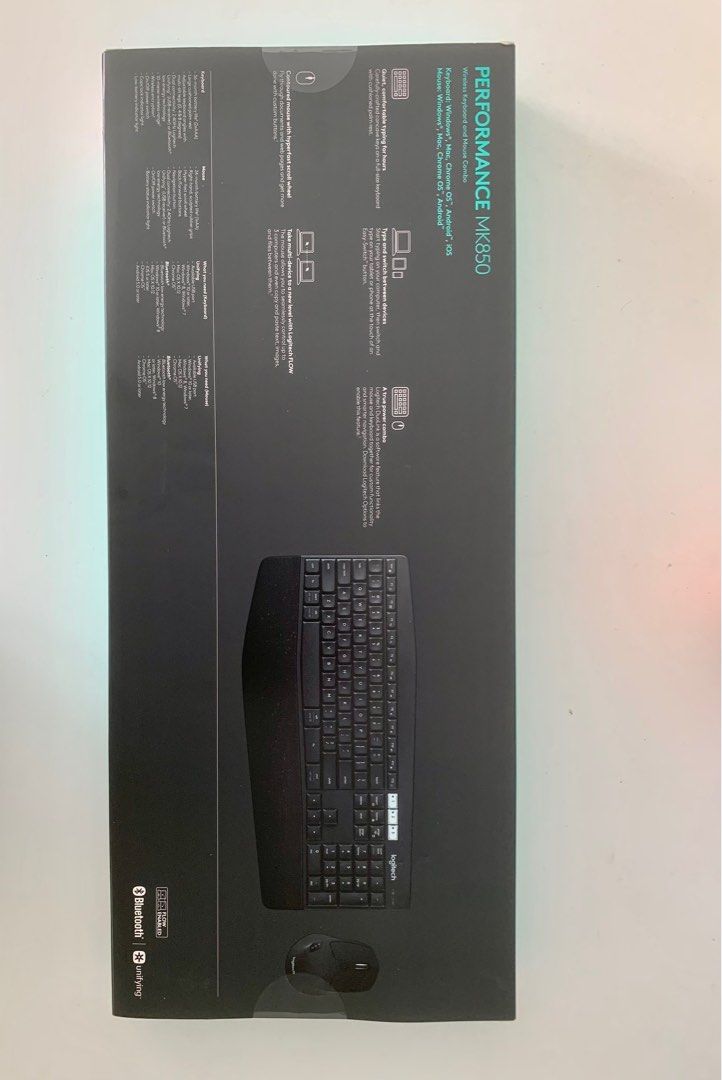 Logitech Mk850 Keyboard Mouse Combo Computers And Tech Parts And Accessories Computer Keyboard On