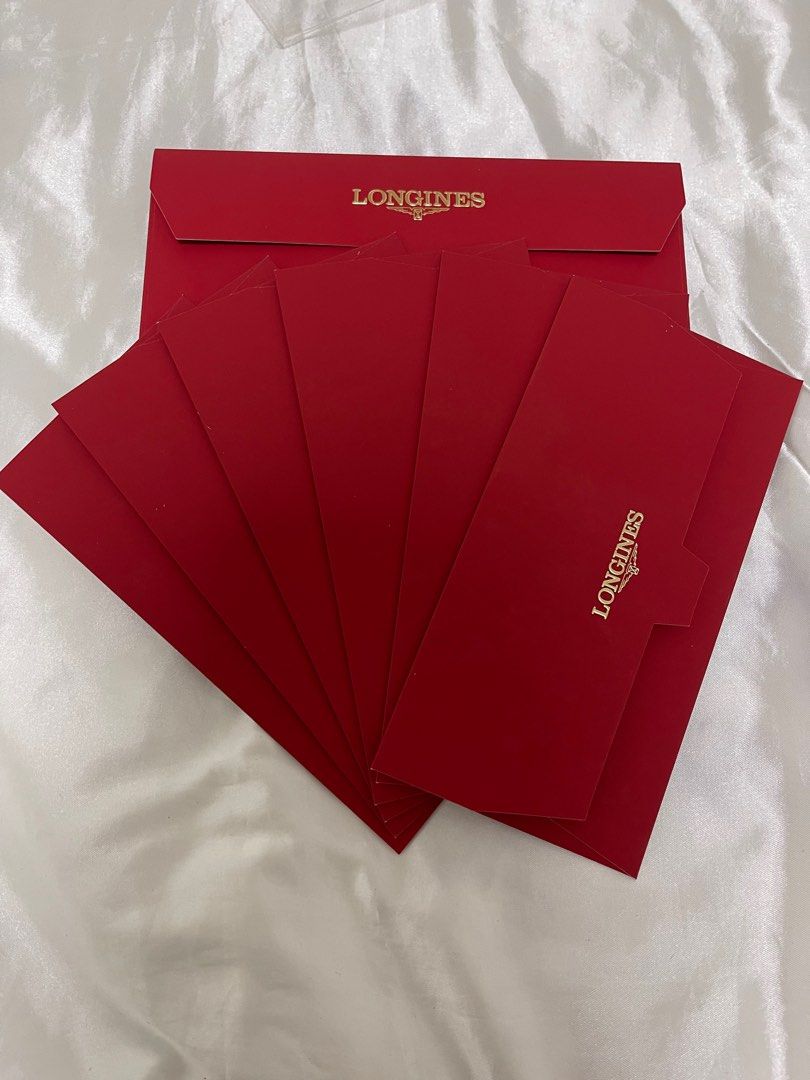 Longines ang pao hong bao red packet, Hobbies & Toys, Stationery ...