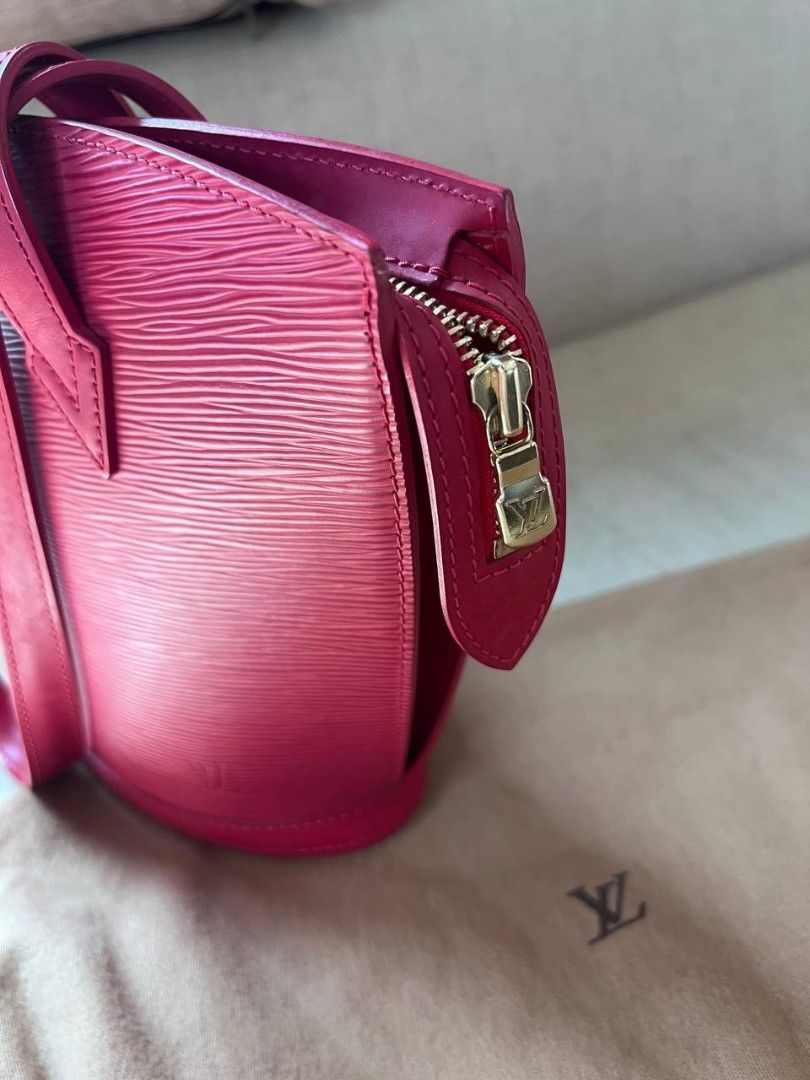 Louis Vuitton St Jacques Epi Leather LV Magenta, Luxury, Bags & Wallets ...