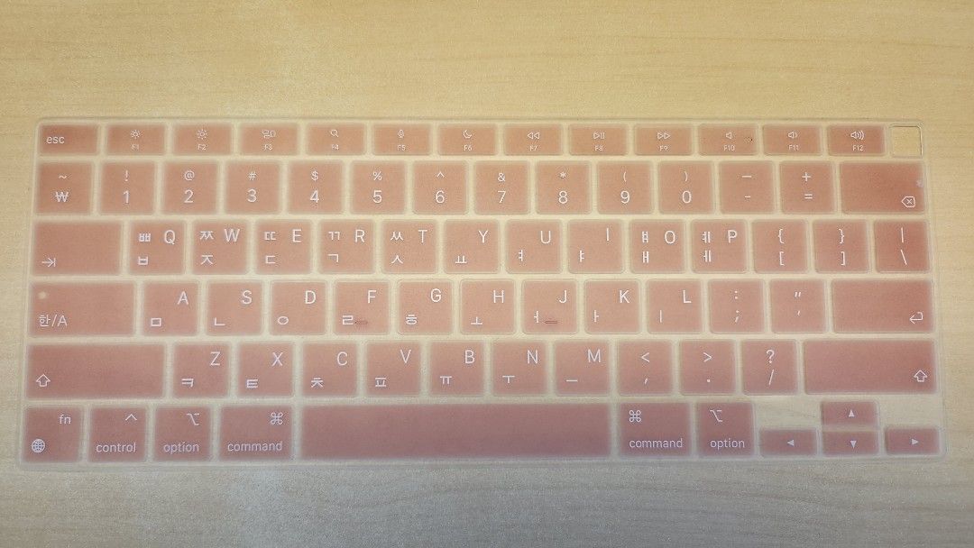 Macbook Air 13 inch English Hangul Korean Keyboard Cover, Computers ...