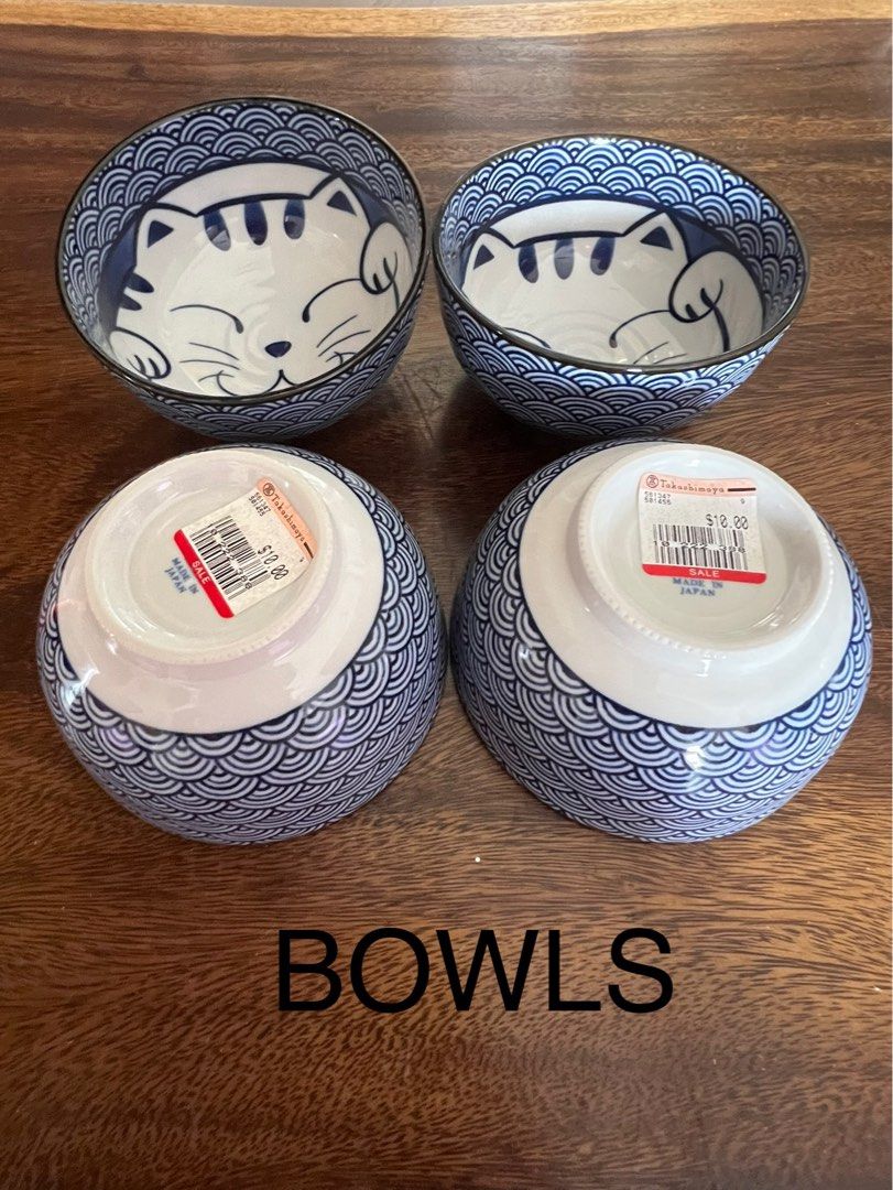 Made in Japan Bowls, Plates, Sauce dish, Furniture & Home Living ...