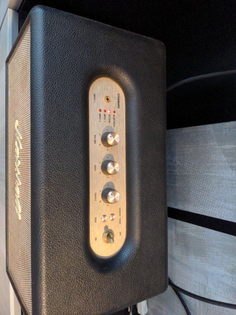 Marshall Stanmore I with 1.8m optical cable, Audio, Soundbars, Speakers ...