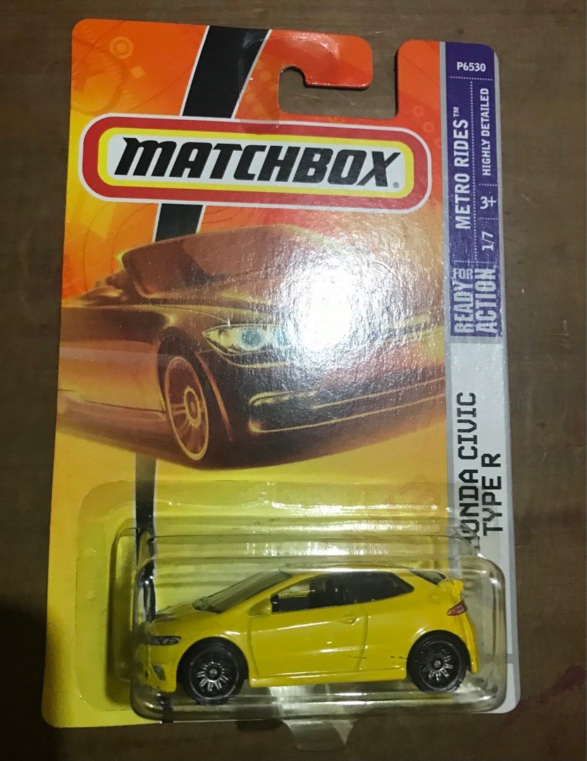 Matchbox Metro Rides 2008 Honda Civic Type R (FN2), Hobbies & Toys ...
