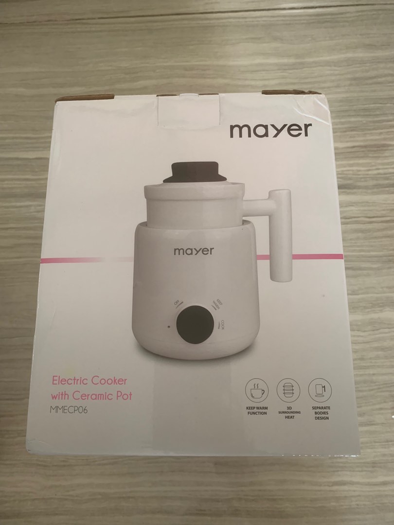 Mayer portable electric cooker with ceramic pot, TV & Home Appliances ...