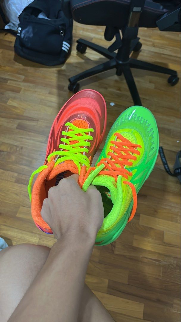 puma melo ball 2.0 mismatched, Men's Fashion, Footwear, Sneakers on ...