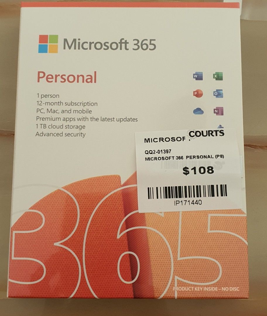 Microsoft 365 12month subscription, Computers & Tech, Parts ...