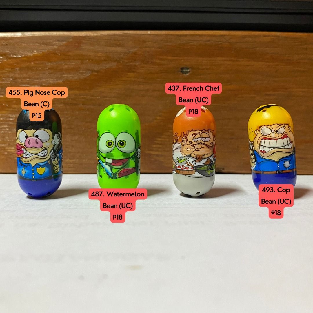 Mighty Beanz Series 1 & 4 Moose Collection 2009-2010 Common Uncommon ...