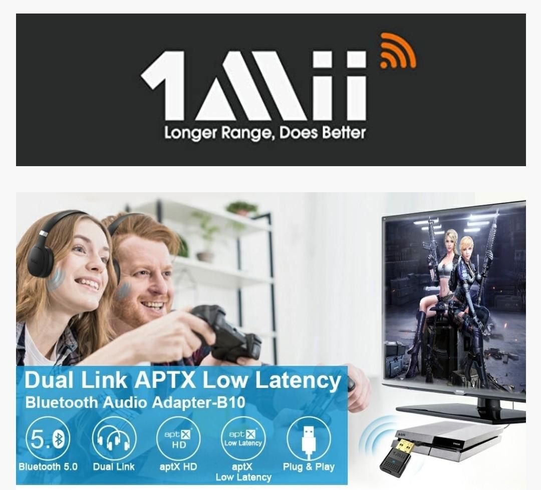1Mii Bluetooth Wireless USB Audio Transmitter B10, Computers & Tech ...