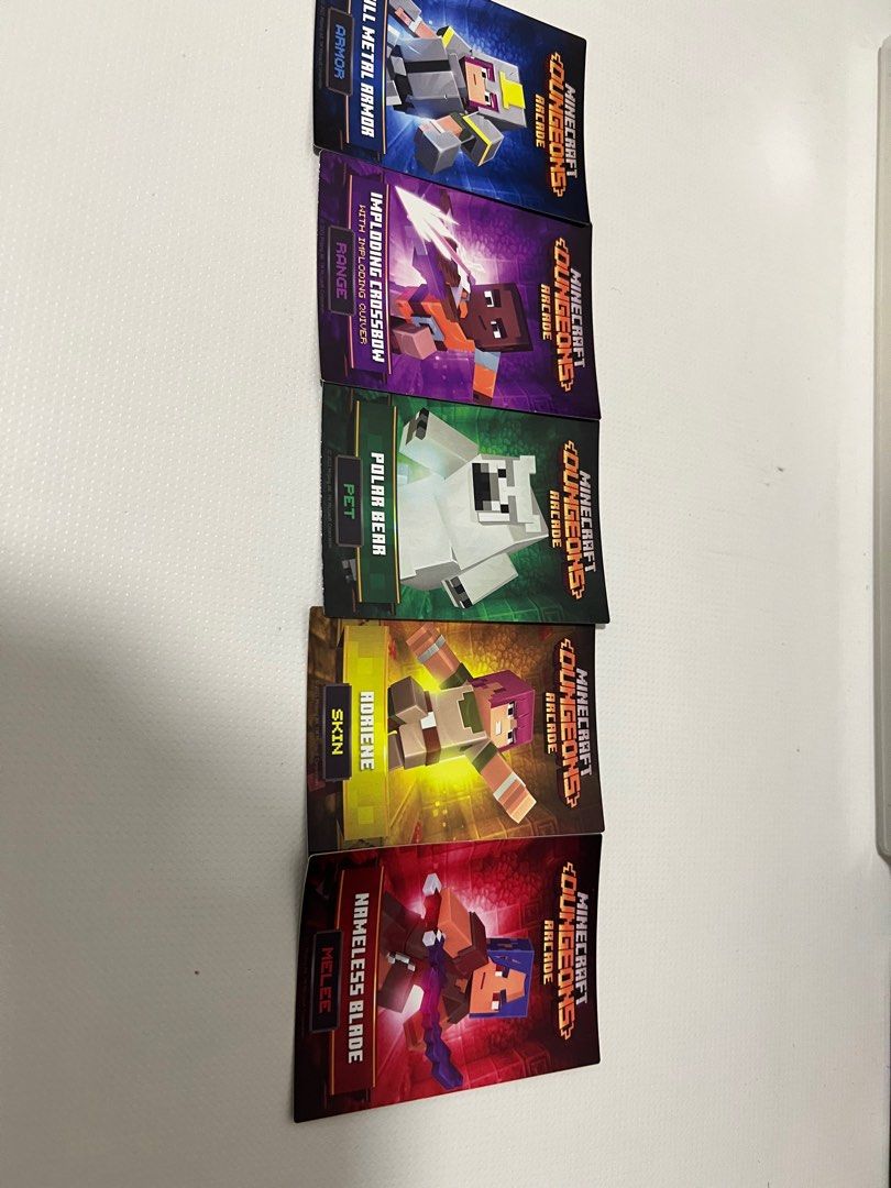 Minecraft Dungeon Arcade Cards, Hobbies & Toys, Memorabilia ...