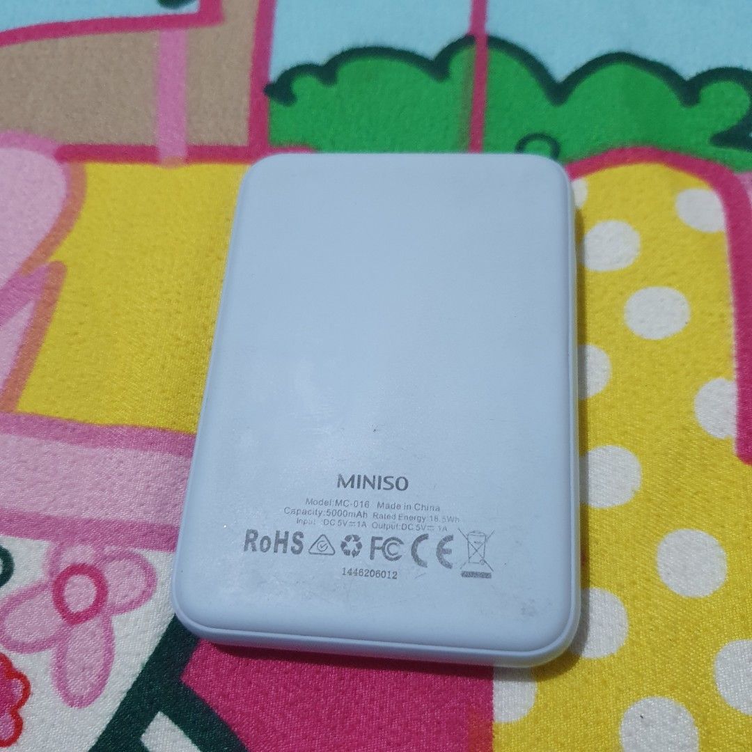 Miniso Mini Light Blue 5000mAh Powerbank, Mobile Phones & Gadgets ...