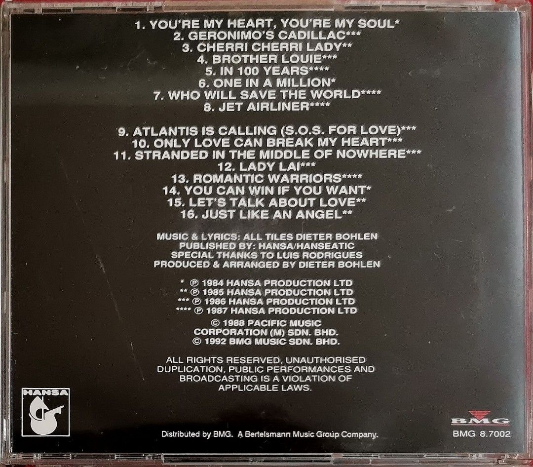 MODERN TALKING, Hobbies & Toys, Music & Media, CDs & DVDs on Carousell