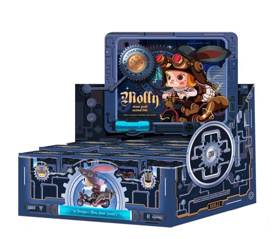 Molly steam punk animal bike version POPMART / FULL SET / SINGLE BLINX ...