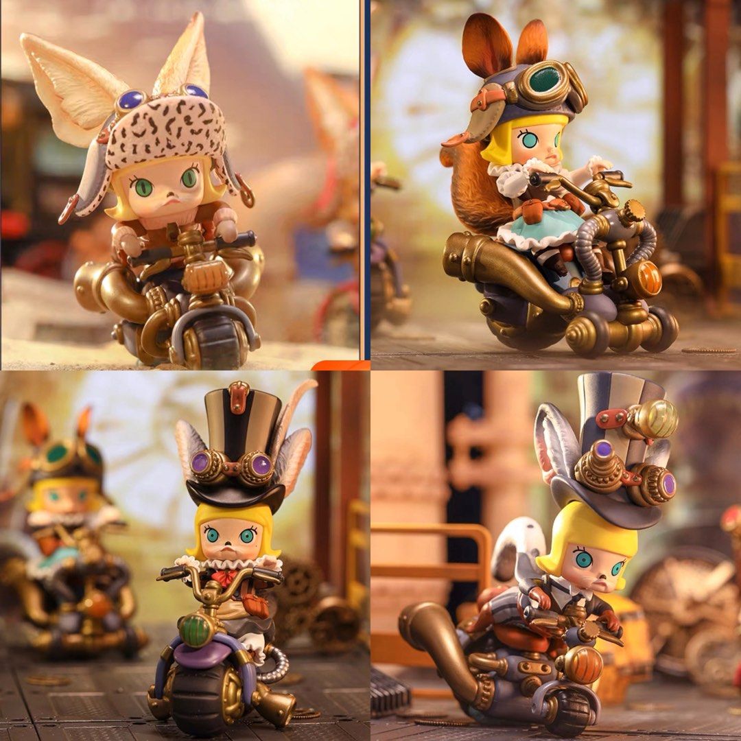 Molly steam punk animal bike version POPMART / FULL SET / SINGLE BLINX ...