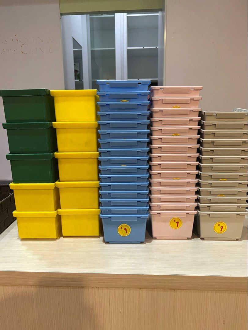 Multipurpose stackable boxes, Furniture & Home Living, Home Improvement ...