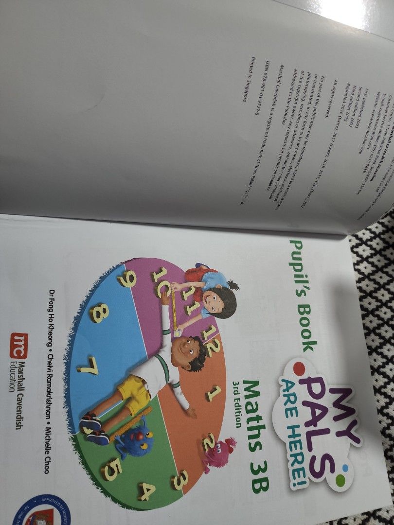 MY PALS ARE HERE MATHS 3B 3RD EDITION [PUPIL'S BOOK], Hobbies & Toys ...
