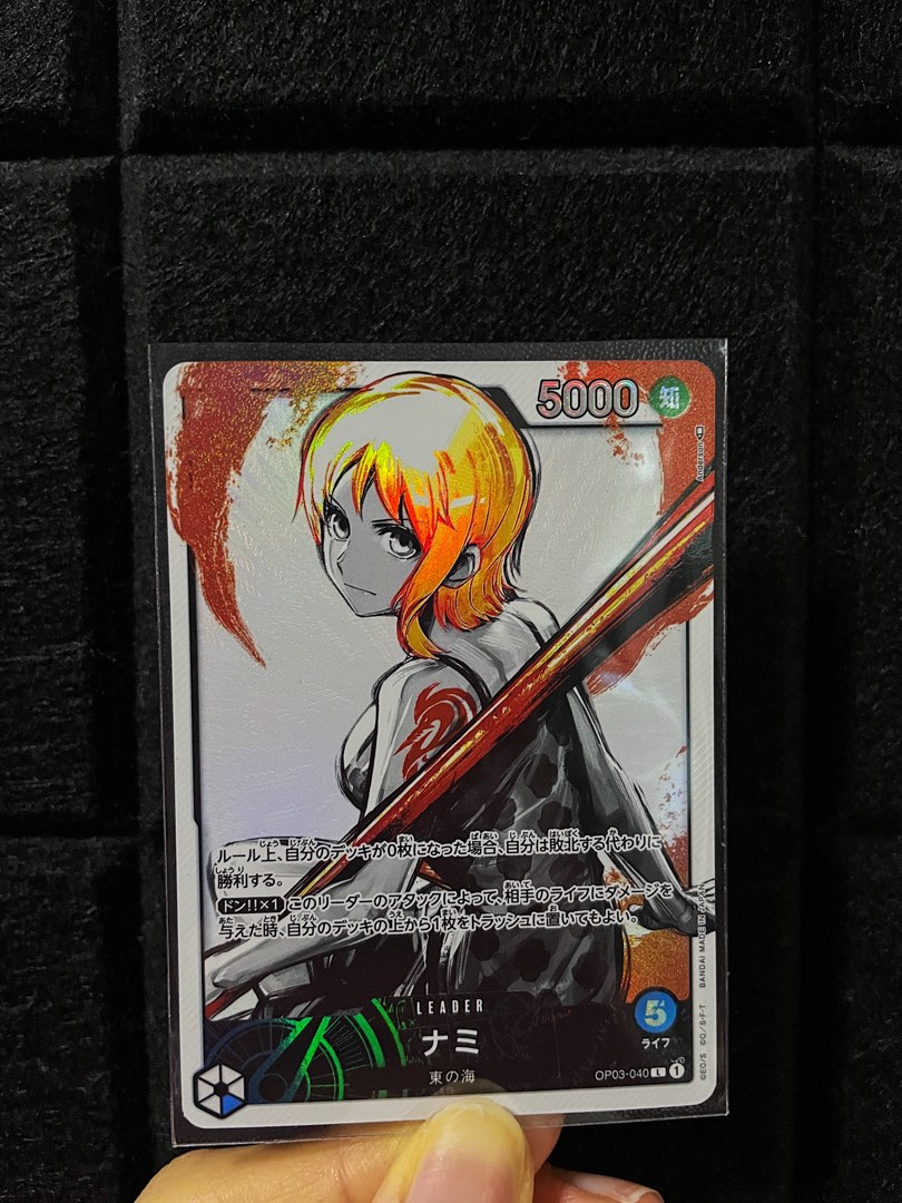 Nami Leader AA One piece card TCG OPCG OPTCG Mighty Enemies OP01 OP-01 ...