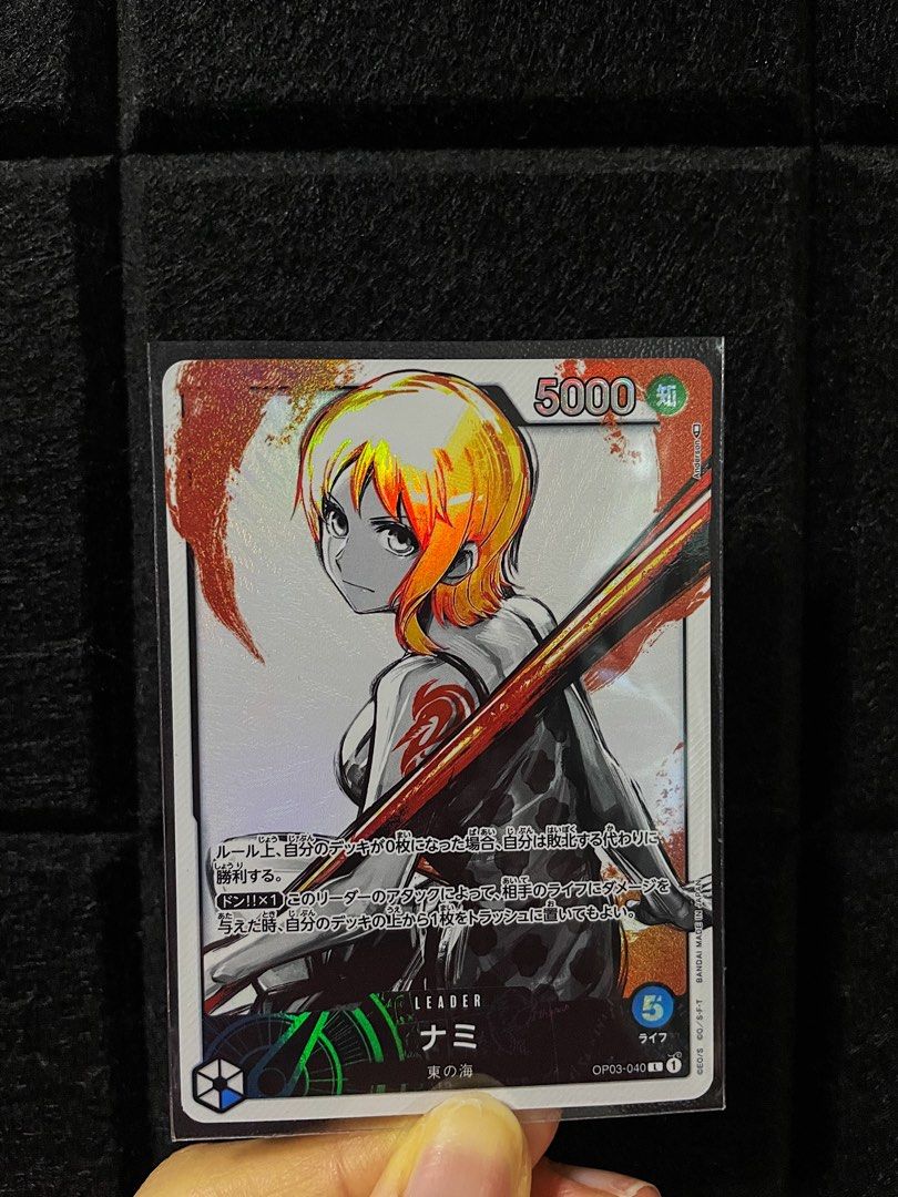 Nami Leader AA One piece card TCG OPCG OPTCG Mighty Enemies OP01 OP-01 Alternate Art Parallel ...