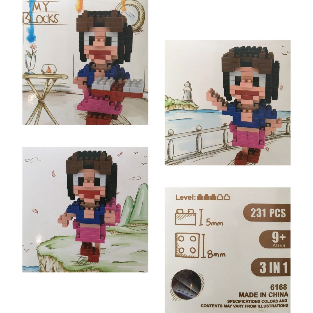 Nano block One piece Collection collectible luffy Sanji chopper ...