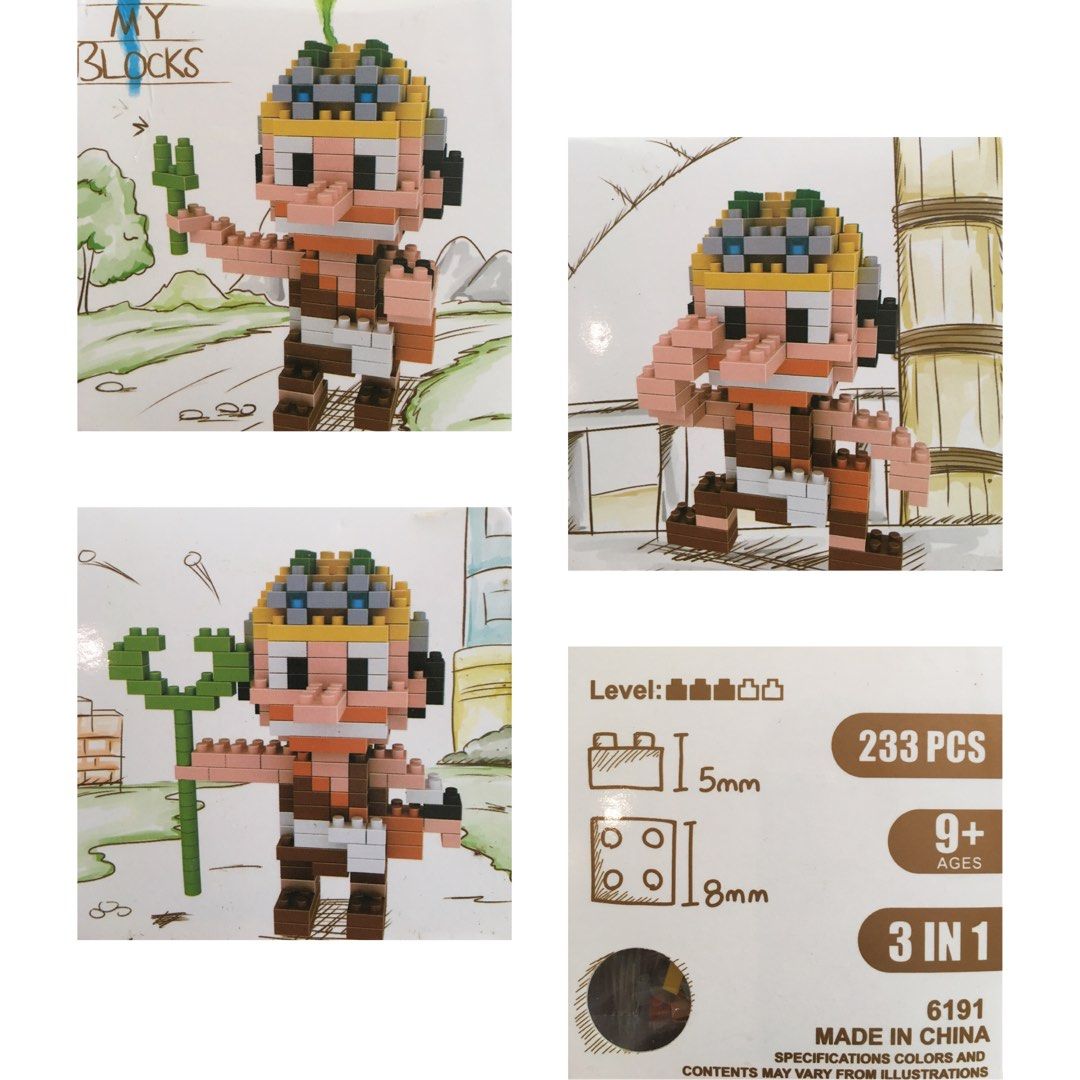 Nano block One piece Collection collectible luffy Sanji chopper ...