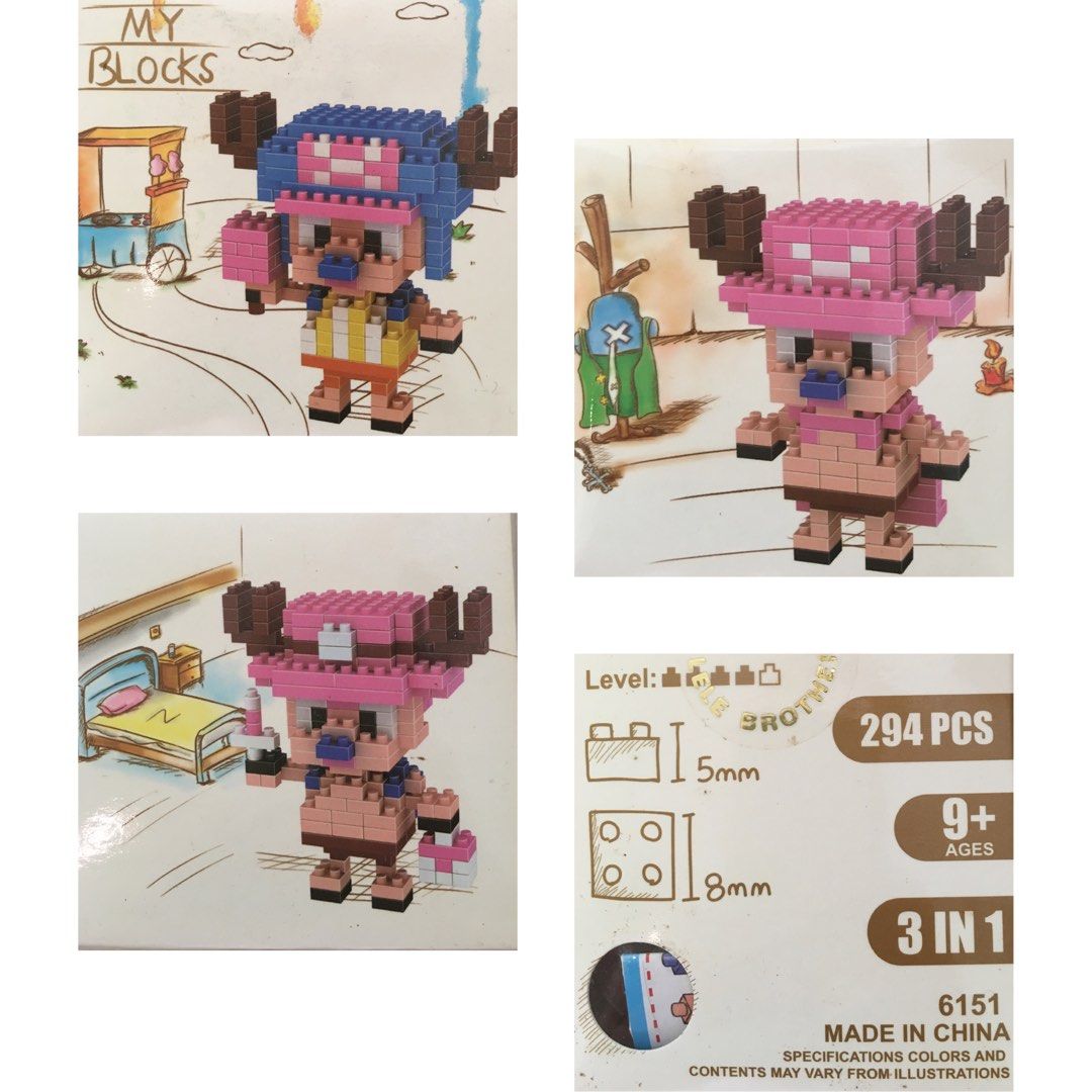 Nano block One piece Collection collectible luffy Sanji chopper ...